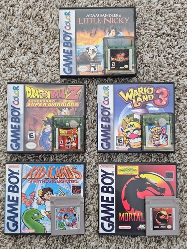 Gameboy and Gameboy Color Game Lot - Free cases for the games!!! | eBay
