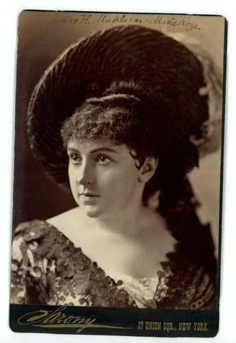 Vintage Armoire Carte Helen Mapleson Actrice Opéra Singer Sarony Photo ...