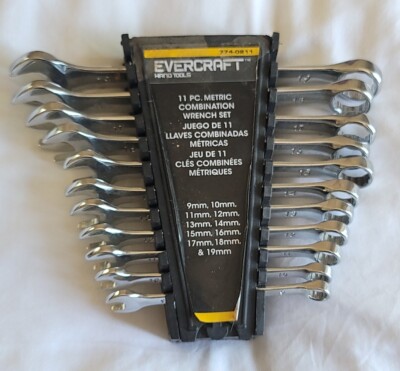 Evercraft 774-0210 11 pc SAE Combination Wrench Set NEW Original ...