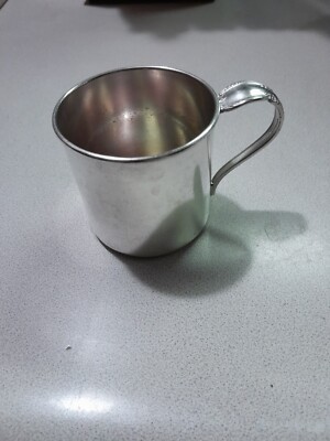 Vintage Cup Rogers 1881 Silver Co Baby Christening Baptism | eBay
