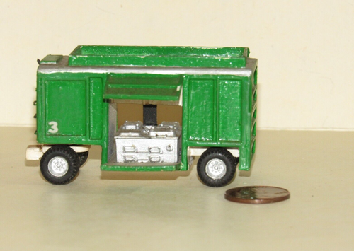 ho scale CIRCUS / CARNIVAL COOK HOUSE WAGON for Model Train Layouts ...