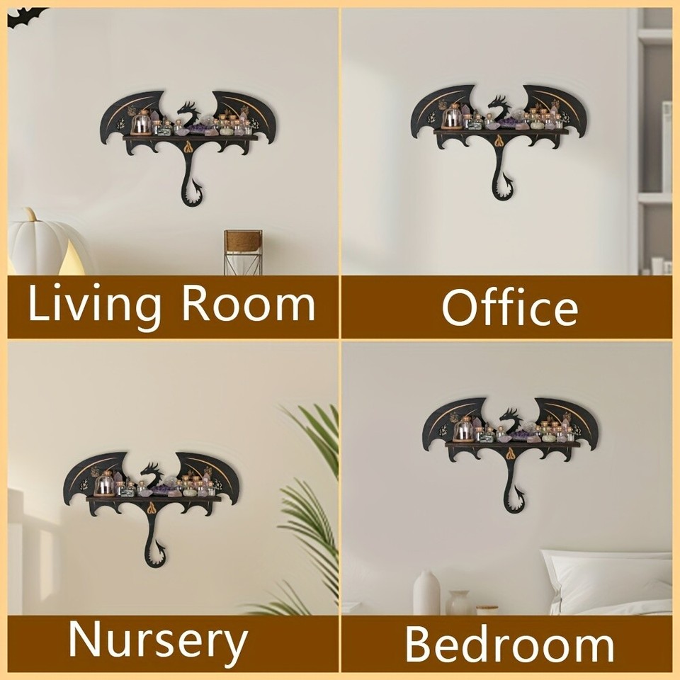 Artificial Wood Dragon Rack Painted Finish for Bedroom Living Room ...