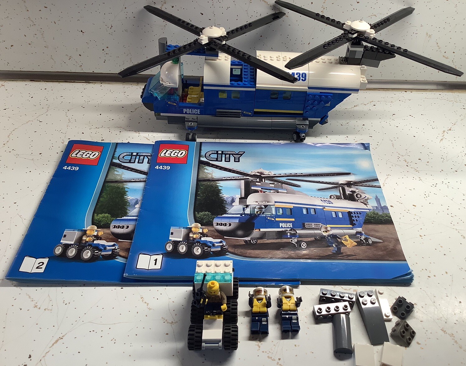 Lego 4439 Heavy lift transport helicopter incomplete parts only used ...