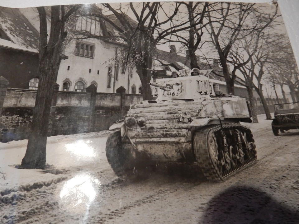 COLMAR 1945 PRESS PHOTO TANK "LIBERATORS ! WW2 FRANCE | eBay