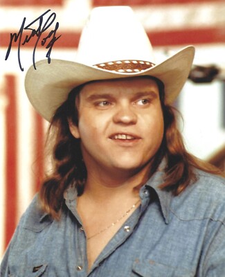 MEAT LOAF SIGNED 8x10 PHOTO 2 UACC & AFTAL RD AUTOGRAPH BAT OUT OF HELL ...
