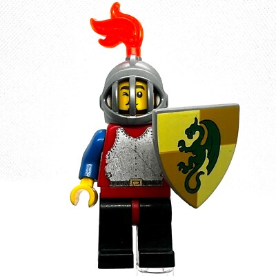 LEGO Castle Knight w/ Breastplate Body w/ Shield Minifigure Castle Rare ...