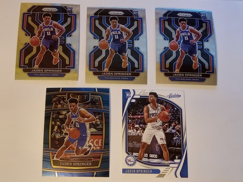 Jaden Springer 5 Card RC Lot Boston Celtics Philadelphia 76ers | eBay