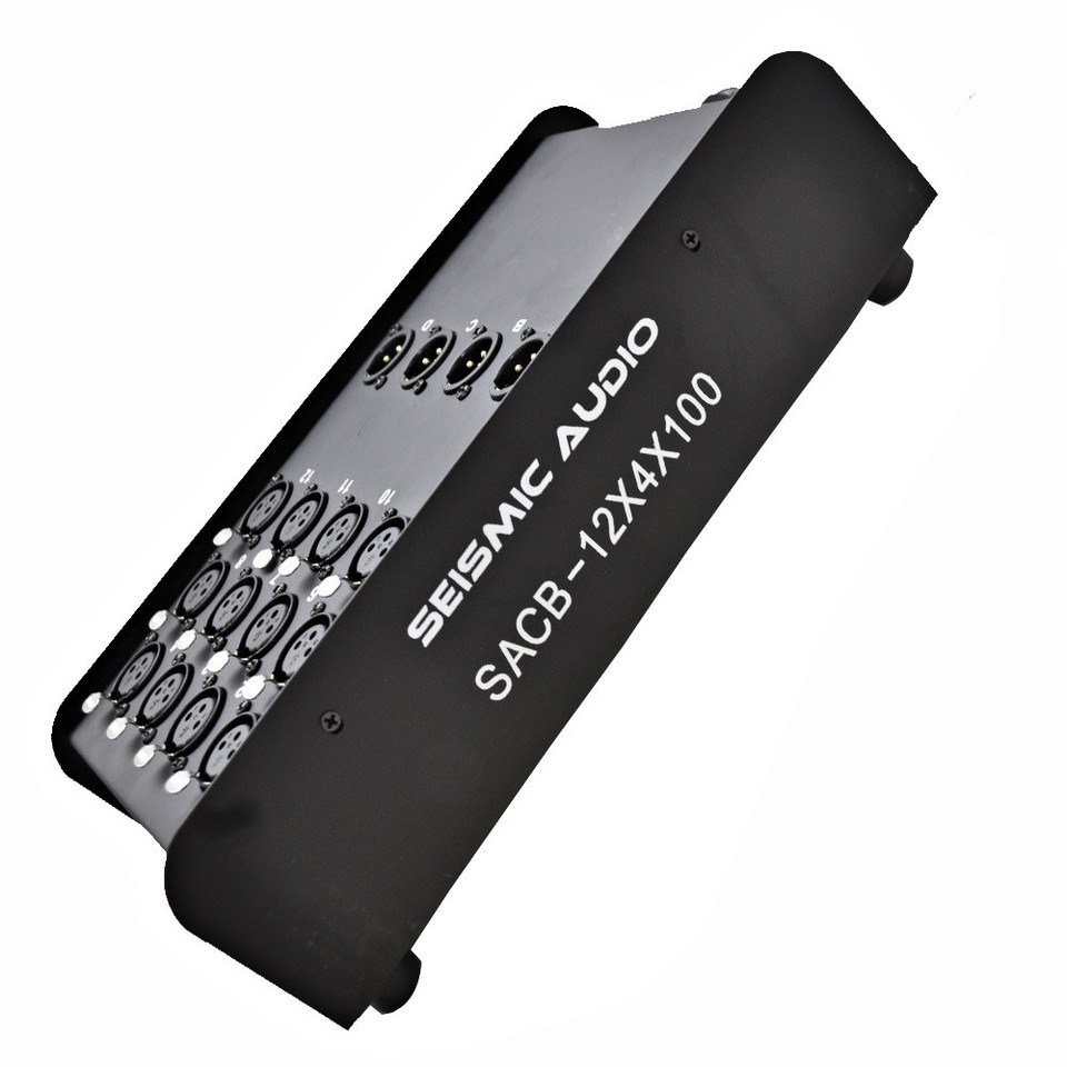 Small Footprint XLR Stage Box Snake - 6, 8, 12, 16, 24, 32 Channel - 25 ...