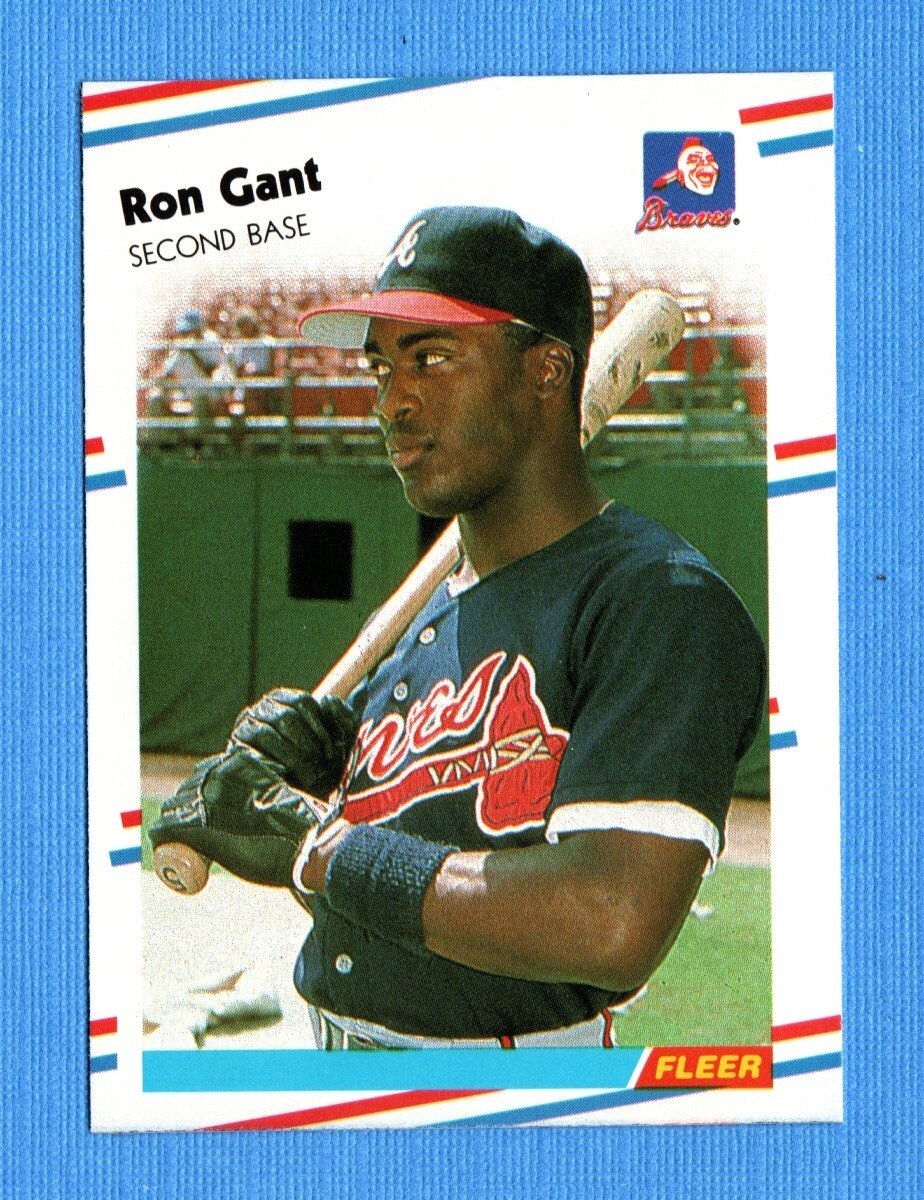 1988 Fleer #538 Ron Gant Atlanta Braves | eBay