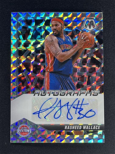2024-25 Panini Mosaic Rasheed Wallace Silver Mosaic Prizm Autographs Auto | eBay