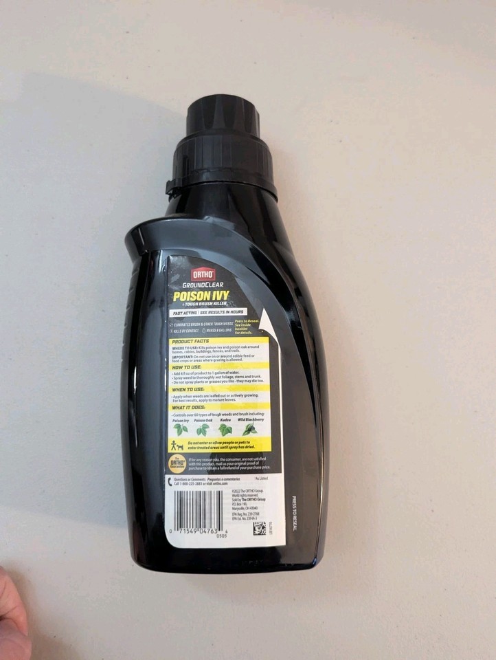 Ortho Ground Clear Poison Ivy and Tough Brush Killer Concentrate 32 ...