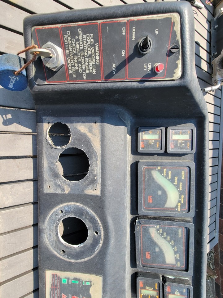 1987 Bayliner Capri Boat Dash Panel WIRING Volvo Penta Parts | eBay