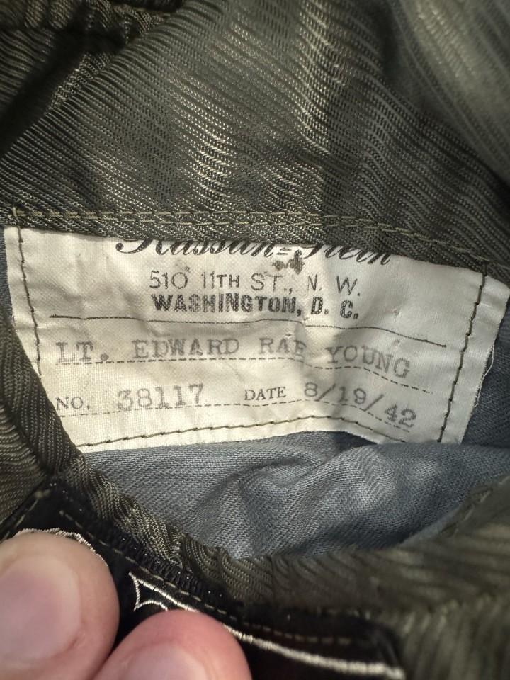 WW2 Dated USMC Pilot Dress Uniform Jacket and Pants WW1&WW2 Veteran. | eBay