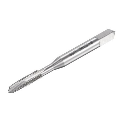8-32 UNC High Speed Steel Uncoated Machine 3 Flutes Spiral Point Thread ...
