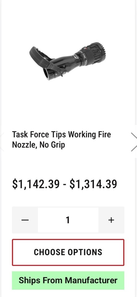 Task Force Tips COMPLETE Fire Hose Nozzles (2) | eBay