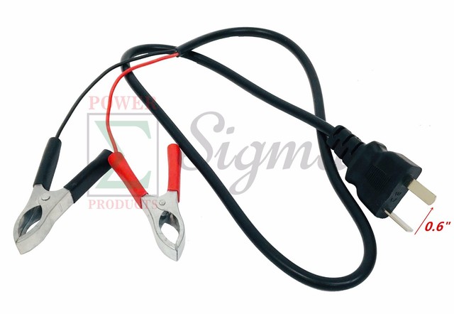 T Plug Battery Charging Cord Cable 12v DC for All Power 1400/2000 Watt ...