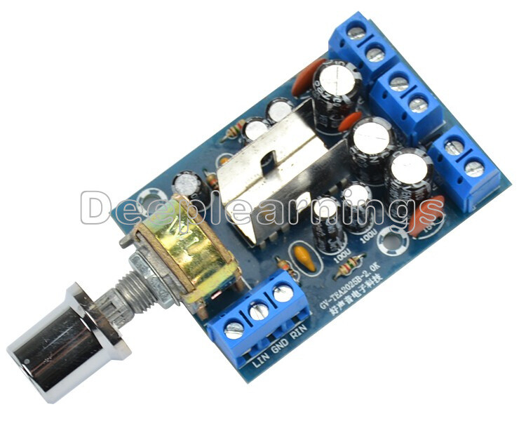 TEA2025B 2.0 Stereo Dual Channel 3W+3W Audio Amplifier Board 5V 9V 12V ...