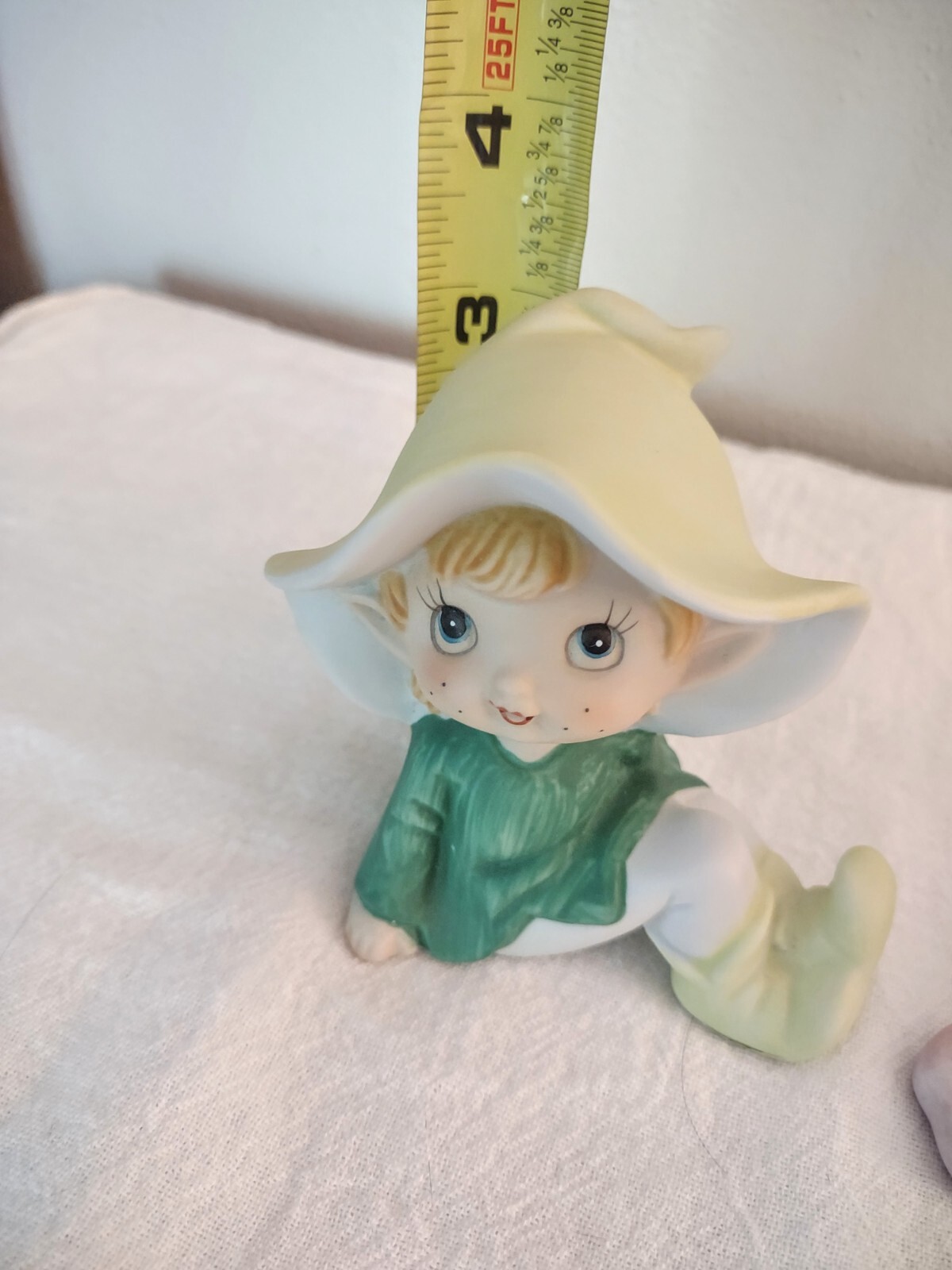 Vintage Homco Set of 3 Pixies Elves Fairies #5213 Porcelain Figurines ...