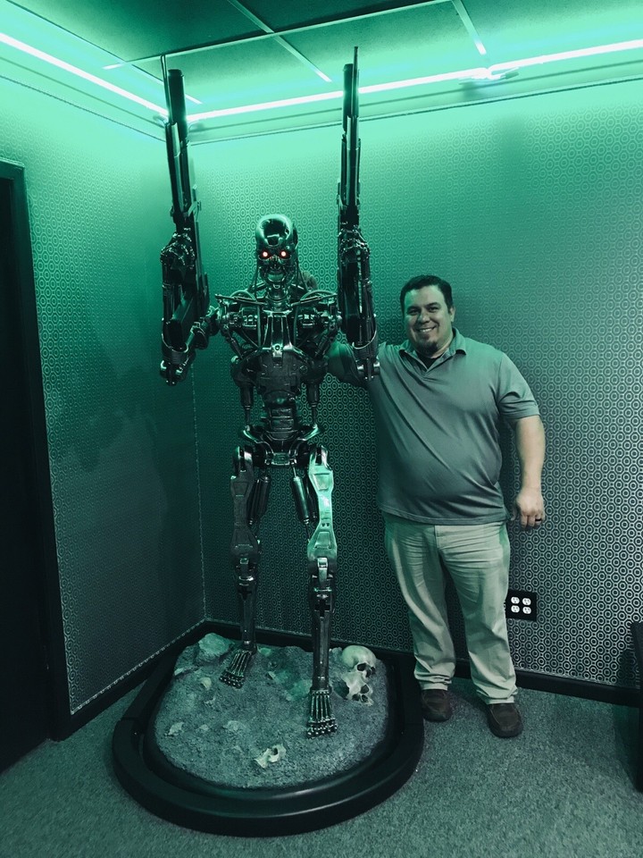 TERMINATOR Endoskeleton Life size SIDESHOW Version 2 T-800 Houston ...