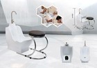 Ablution Wudu Wash Basin with Heavy Duty Chrome Chair Long Tap and Trap ...