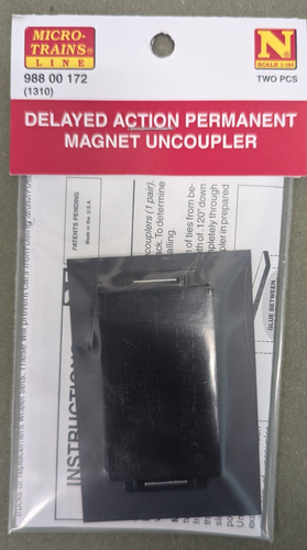 Micro Trains N Scale ~ Magnet Uncoupler (W/O Track) ~ 2 Pcs ~ (1310 ...