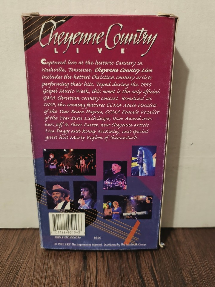 1995 Cheyenne Country Live Hosted by Marty Raybon VHS | eBay UK