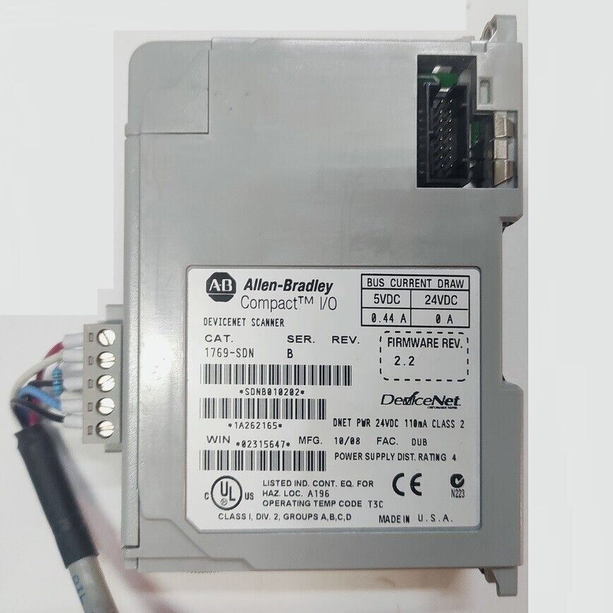 ALLEN BRADLEY COMPACT I/O – 1769-SDN DEVICENET SCANNER – 1769... | eBay