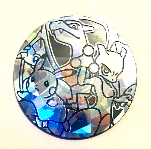 Coin Jeton Token Pokemon Dracaufeu Mewtwo & Pikachu neuf Modèle 5 cm | eBay
