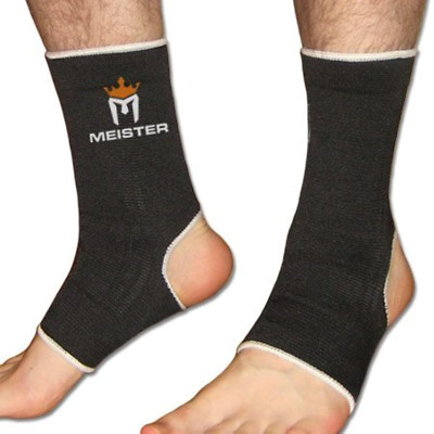 Muay Thai MMA Ankle Support Wraps (Pair) - Youth Black | eBay