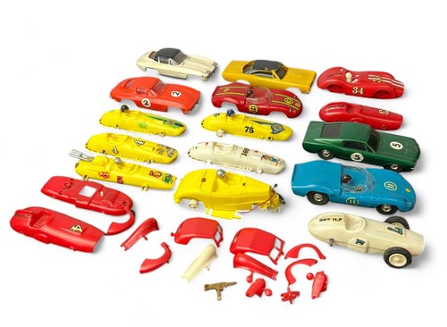 Vintage ELDON 1/32 Slot Car Set Car Body’s & Parts Rare! 1960’s | eBay