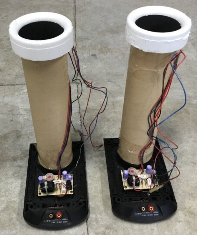 Infinity Reference 2000.4 Black Tower Stereo Speakers Repair Parts | eBay