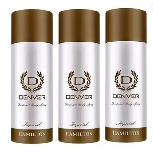 3 X Denver Imperial Deodorant Body Spray for Unisex, | 150 ml | Free ...