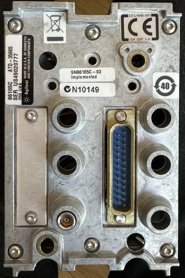 Agilent 86105C w/filters Opt 200 | eBay