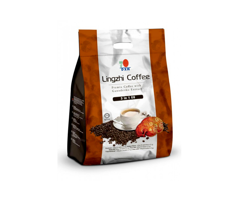 1 X DXN Lingzhi Coffee 3 in 1 Ganoderma Cafe Reishi Instant Classic ...