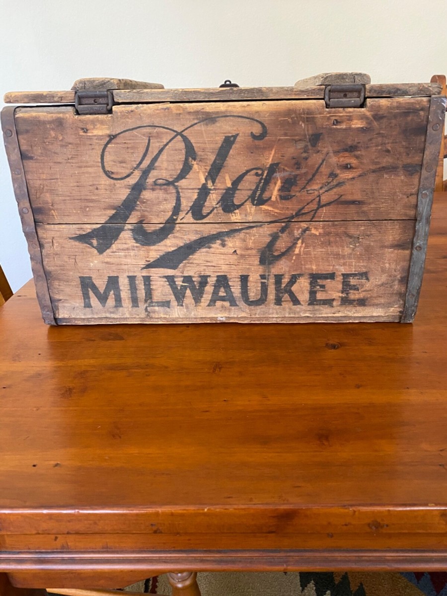 Antique Wooden Beer Boxes