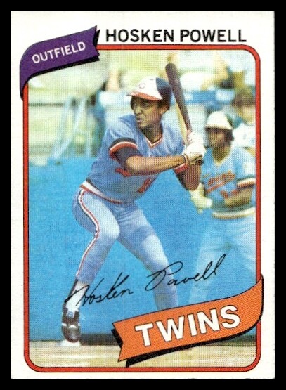 1980 Topps #471 Hosken Powell Minnesota Twins Baseball card | eBay