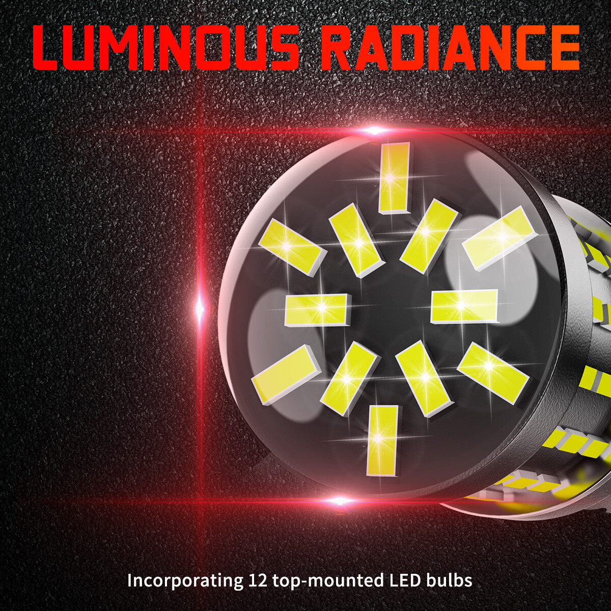 7443 7440 LED Light Bulbs White 6000K Reverse Backup Turn Signal ...