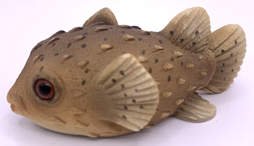 Vtg Stone Critters Puffer Fish UDC | eBay