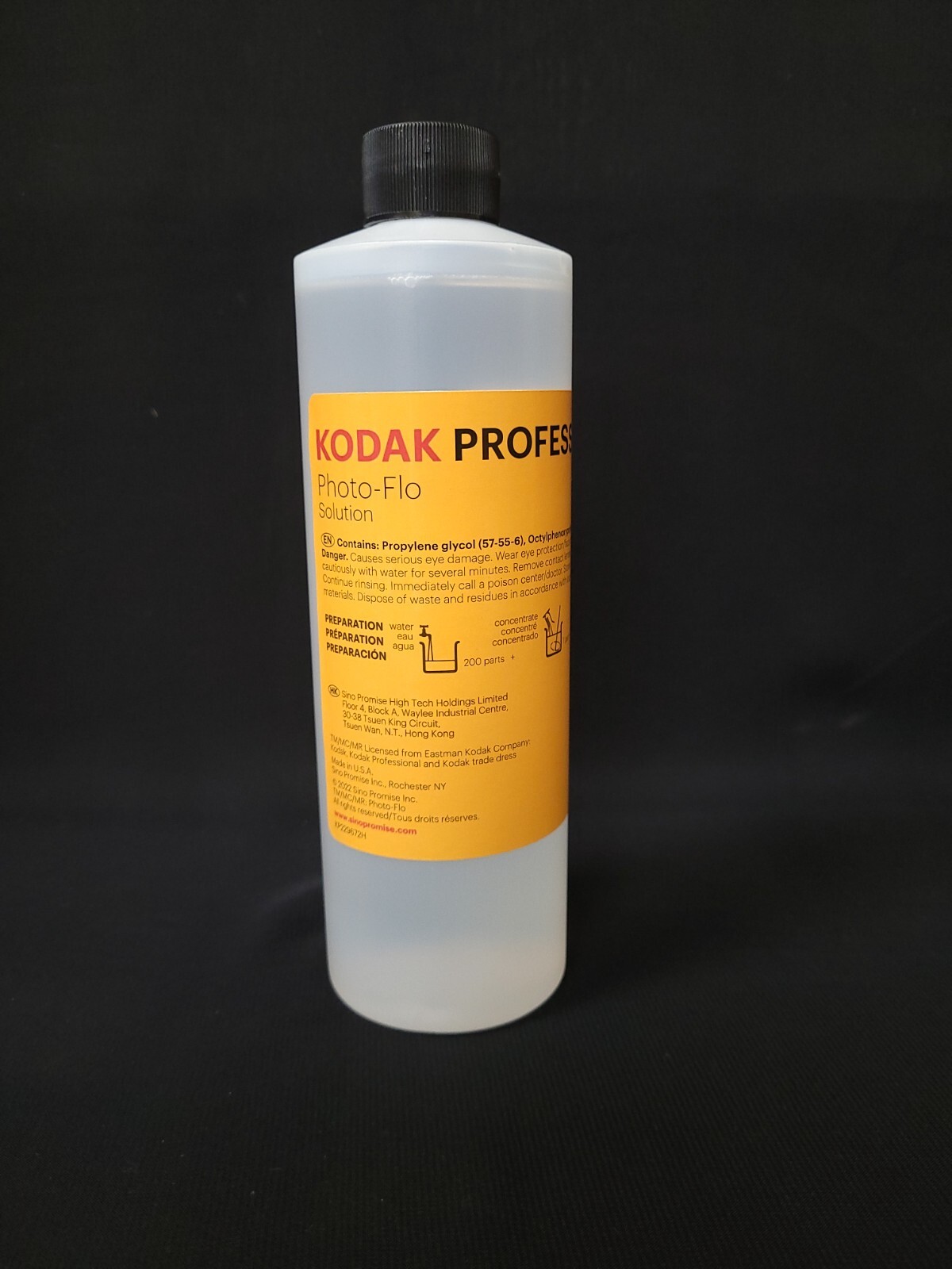 Kodak Photo-Flo 200 Film Wetting Agent Solution 16 oz Cat # 1464510 ...