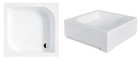 SQUARE DEEP SHOWER TRAY WITH PANEL *ARES* 90cm x 90cm *10 YEARS ...