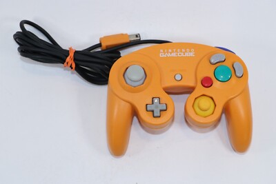 NINTENDO GAMECUBE OEM ORIGINAL WIRED CONTROLLER GAMEPAD ORANGE SPICE DOL-003 887988722540 | eBay