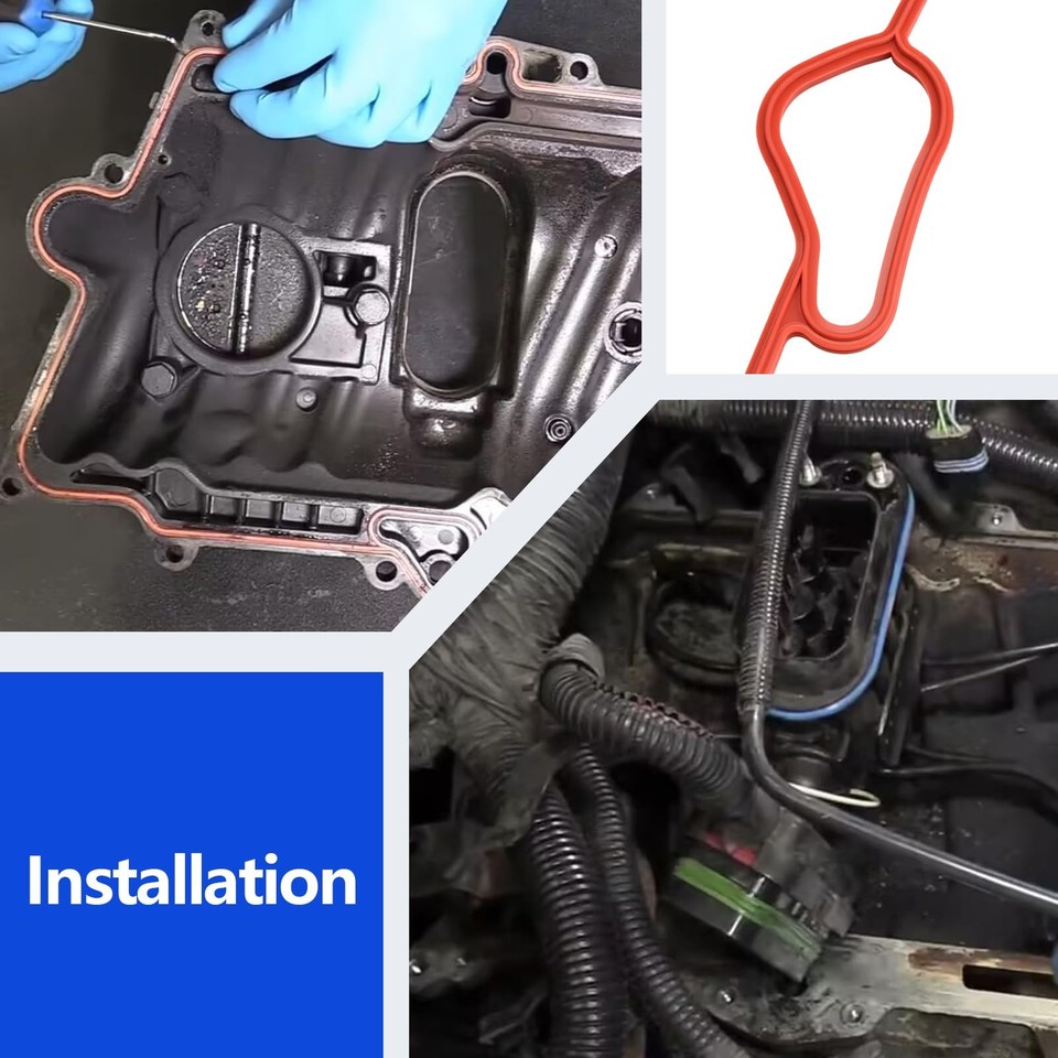 Fuel Injection Plenum Gasket Kit Compatible with Chevy K1500 Suburban ...
