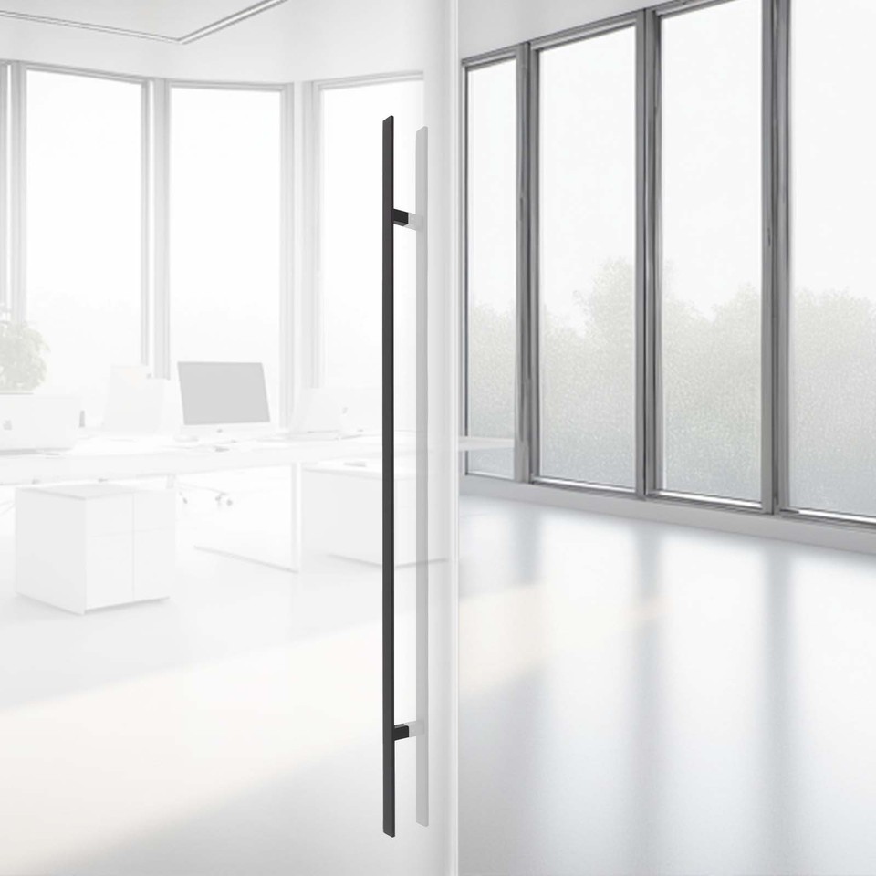 Stainless Steel Sliding Door Handle, Double Sided Push Pull Door Handle ...