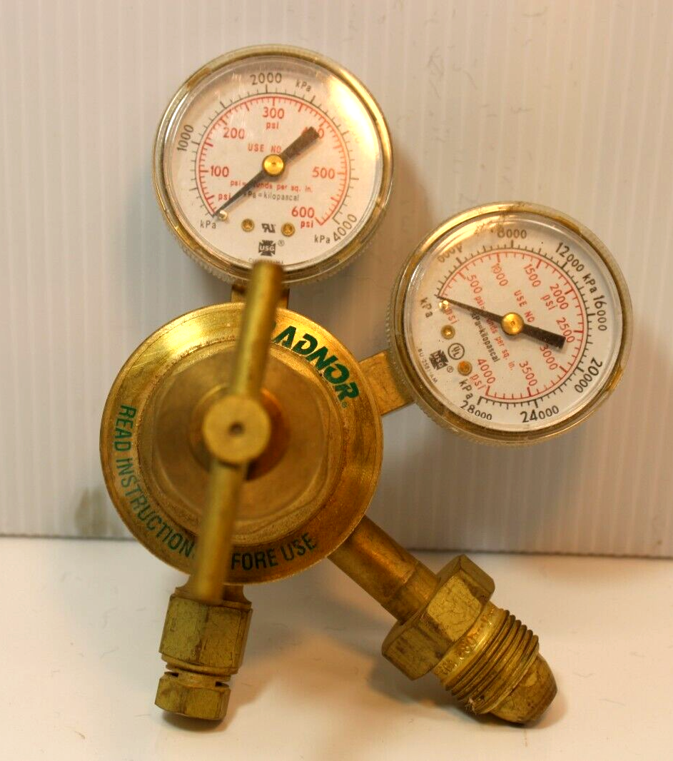 Radnor Model TPR250-500-580 Victor Style Nitrogen Purge Regulator, CGA ...