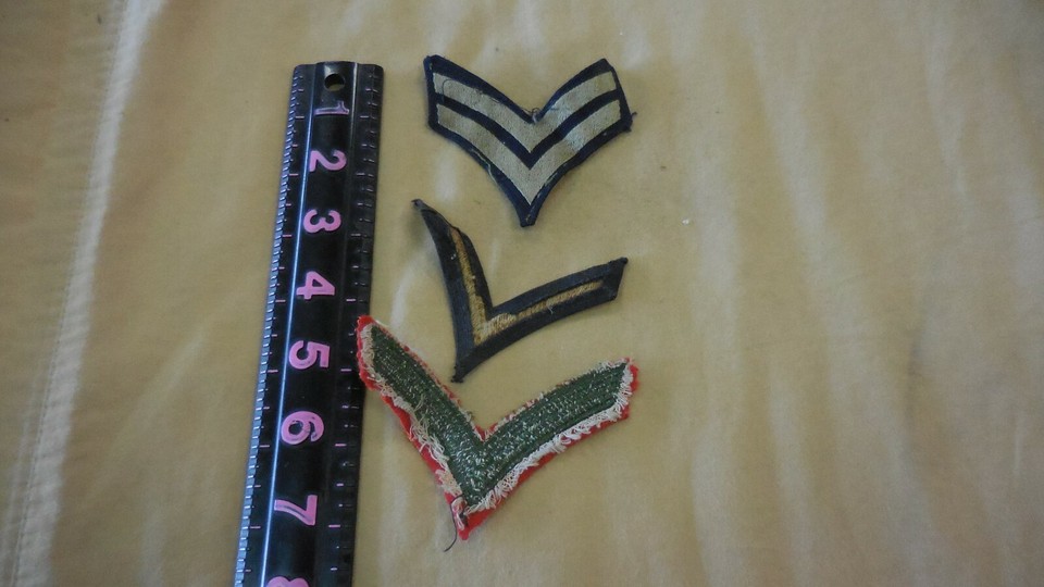 THREE Vintage Stripe Patches | eBay