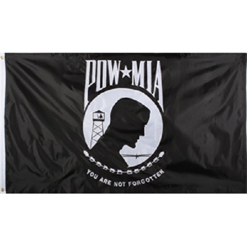 2x3 POWMIA Pow Mia Pow/Mia Flag 2'x3' House Banner Grommets Nylon Poly ...
