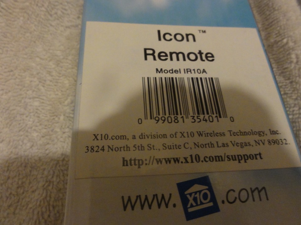 X10 Icon Remote Control Model IR10A Brand New in BOX | eBay