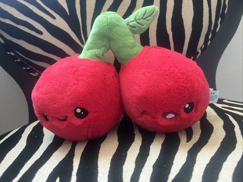 Squishable Snackers Cherries Plush Toy Super Soft. 8 inches wide | eBay