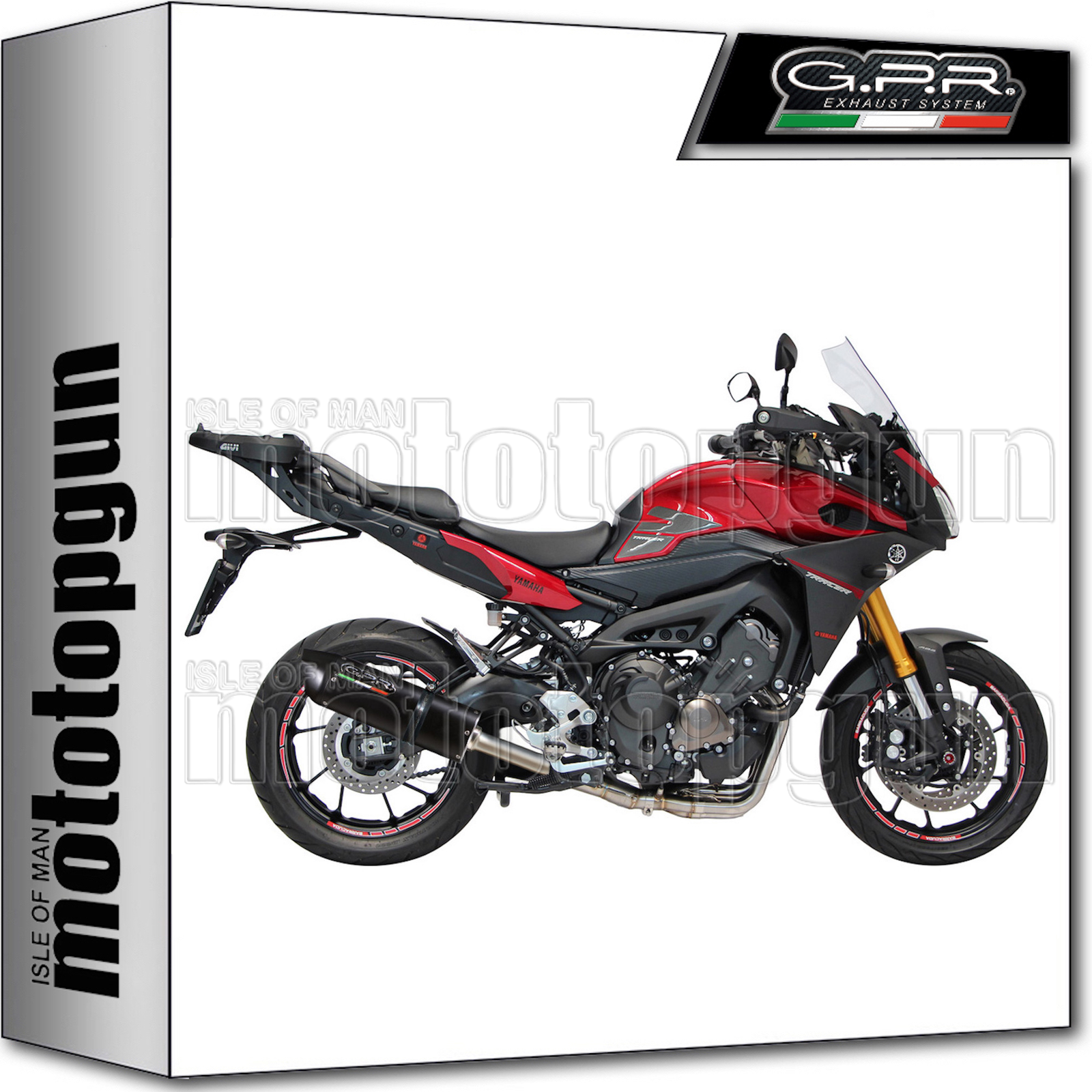 GPR LOW FULL SYSTEM EXHAUST HOM FURORE BLACK YAMAHA FJ09 FJ-09 TRACER 2016 16 | eBay Australia
