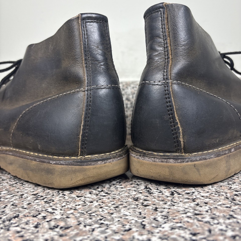 Red Wing 3320 Weekender Charcoal & Tough Unlined 3 Eyelet Chukka Boots ...